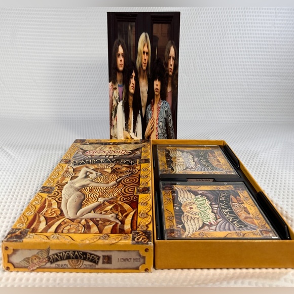 Columbia | Other | Pandoras Box Aerosmith Rare Complete Set Of 3 ...